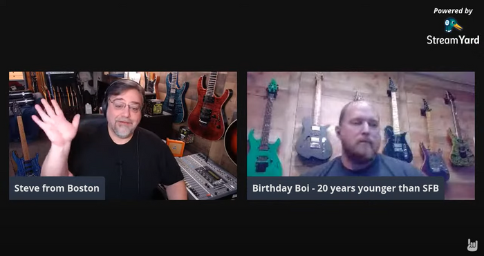 Steve From Boston - Live Hang out with Vola Guitar Video – Shop Vola Guitar